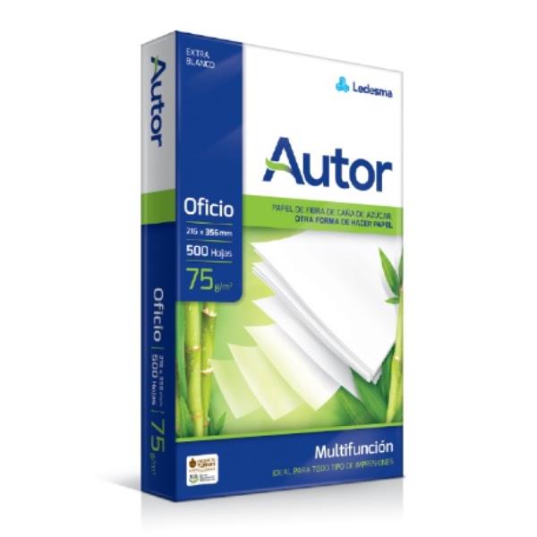 RESMA LEDESMA AUTOR OFICIO 75g x 500 HOJAS – Omega Computación