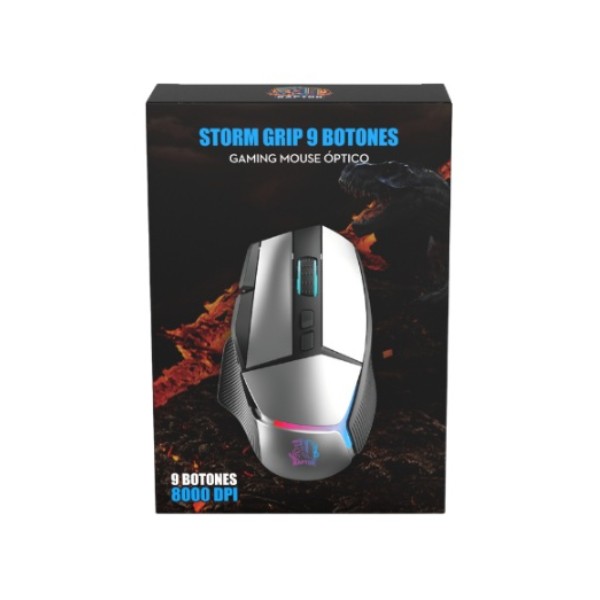 Mouse Raptor Storm Grip 9 botones 8000dpi retroiluminado – Omega ...